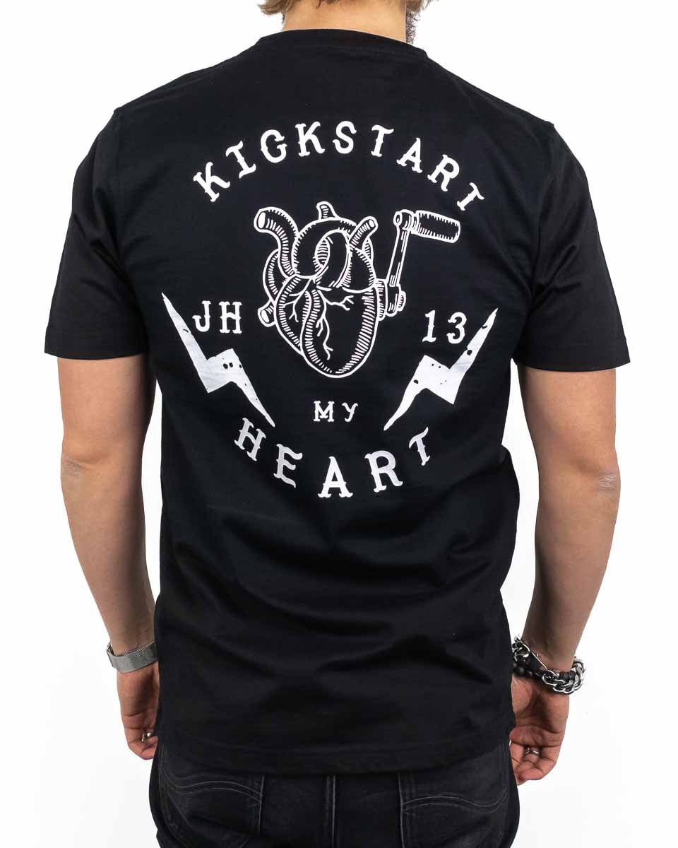 Jernhest - T-shirt Svart - Kickstart Tee – jhstore.se