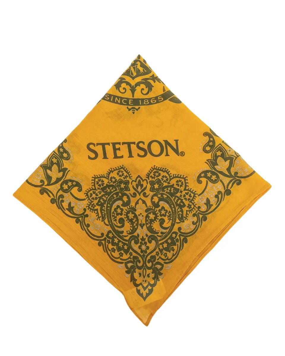 Stetson - Bandana - Senapsgul - Bandana Cotton – jhstore.se