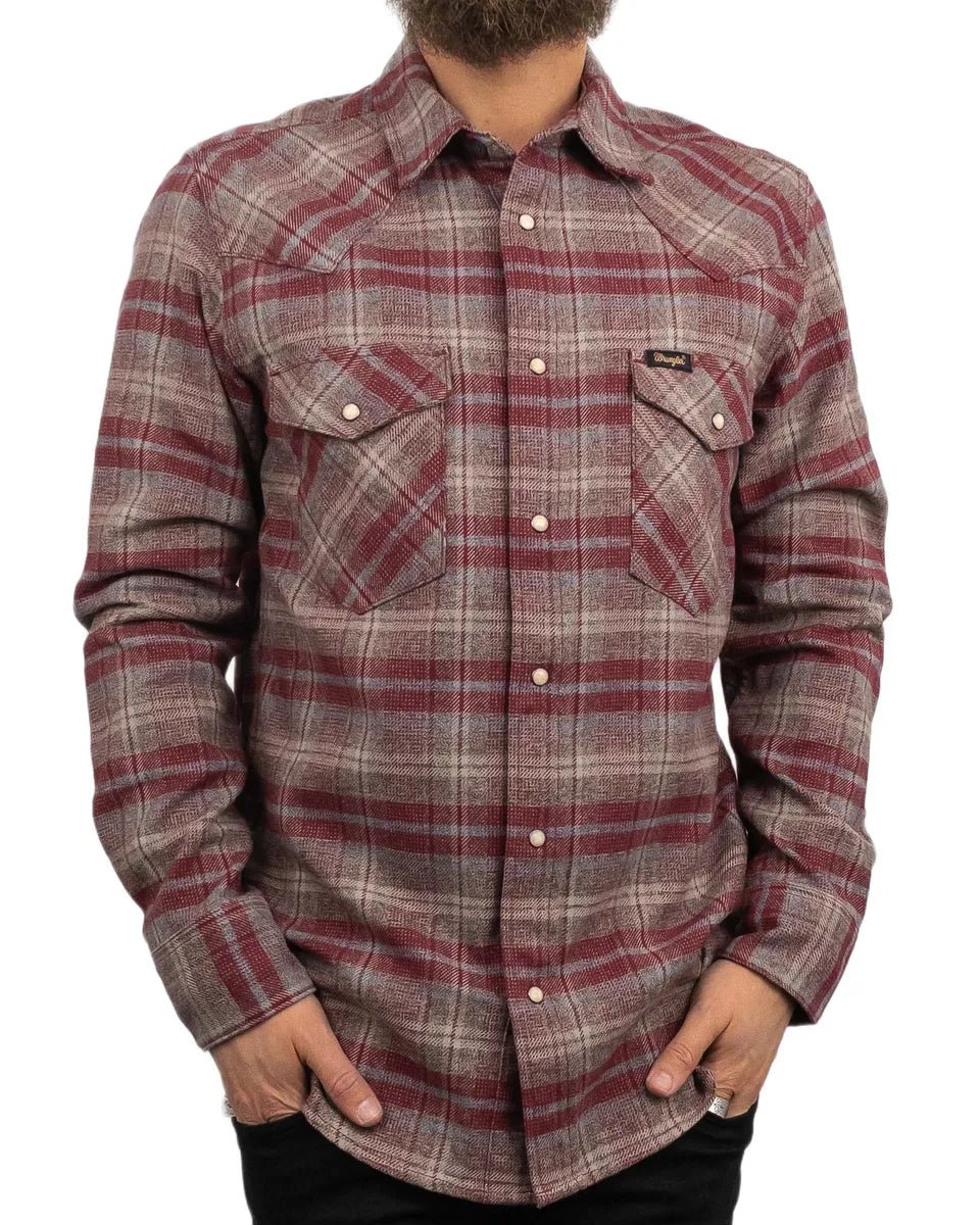 Wrangler Western Shirt Ruby Röd - Skjorta - JH Store – jhstore.se